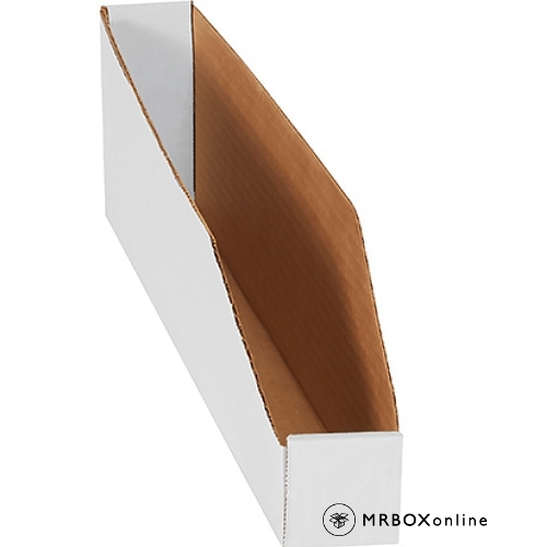 18x2x4.5 White Bin Boxes | Corrugated Cardboard Boxes | MrBoxOnline