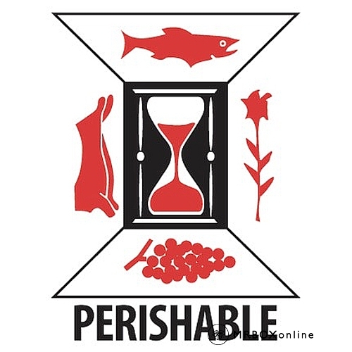 3x4 Perishable Labels | Mailing Labels | MrBoxOnline