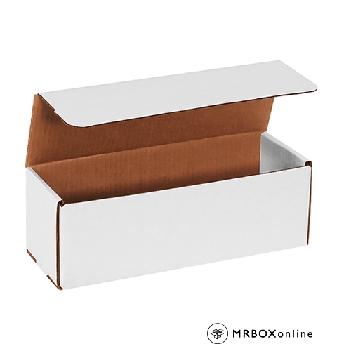 8x4x2 White Die Cut Mailer Boxes | MrBoxOnline