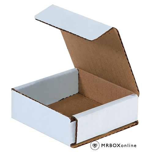 4x3x2 White Die Cut Mailer Boxes | MrBoxOnline