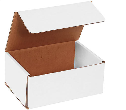 7x5x3 White Die Cut Mailer | Cardboard Shipping Boxes | MrBoxOnline