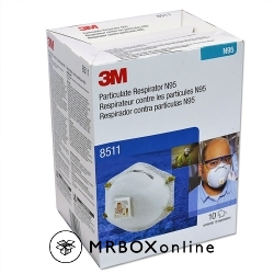 3M 8511 Dust Respirators | Safety Supplies | MrBoxOnline
