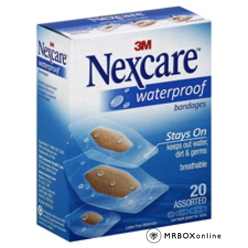 3M Nexcare Waterproof Clear Bandages | MrBoxOnline