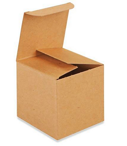 3x3x6 Kraft Chipboard Boxes | MrBoxOnline