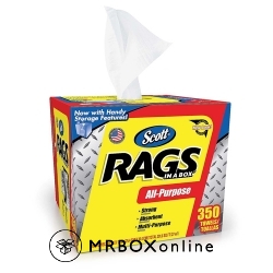 SCOTT Rags In A Box | Rags & Wipers | MrBoxOnline